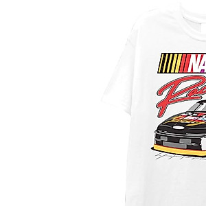 NASCAR Vintage Daytona 500 Shirt - Vintage Race Car Racing Mens Graphic T-Shirt (White, X-Large)