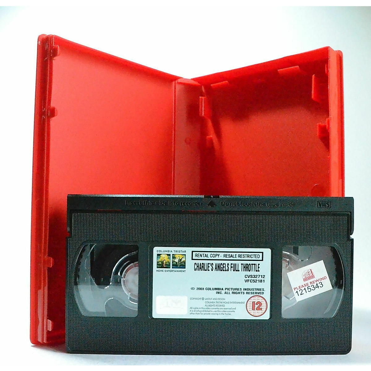 Charlie's Angels: Full Throttle - Action/Comedy (2003) - Large Box - Pal VHS