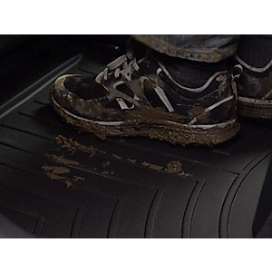 WeatherTech Custom Fit FloorLiners for Ram Truck 1500, Ram 1500-2nd Row (4414282), Black