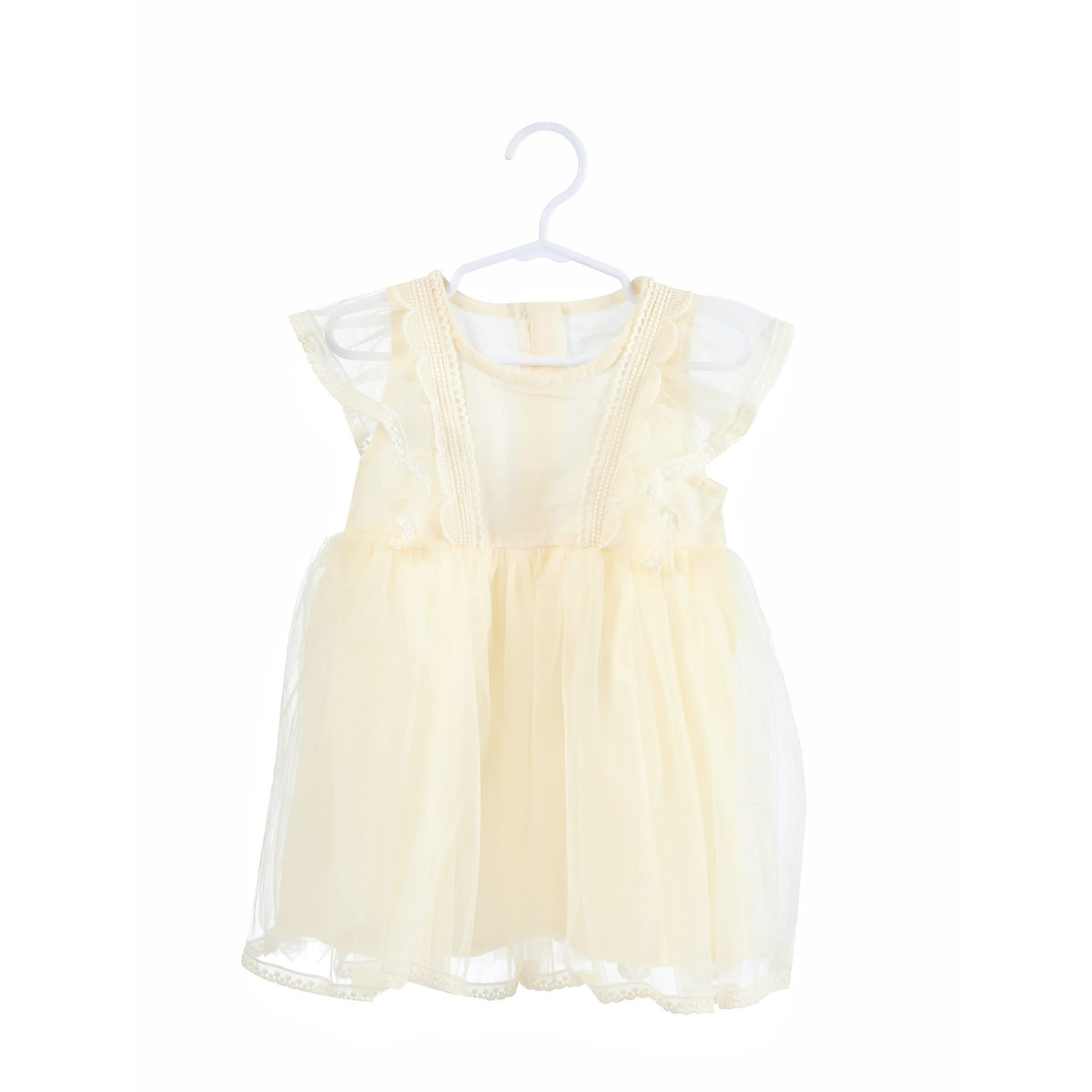 100 pcs White Baby Nursery Closet Hangers,Non-Slip Laundry Infant Pant Hanger for Newborn Clothes,Ultra-Thin Child Coat Hanger for Girl Boy Toddler Kid