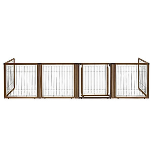 Richell 3-in-1 Convertible Elite Pet Gate, 6-Panel
