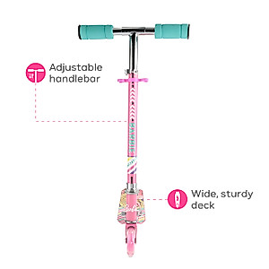 Folding Scooter for Kids - Easy & Portable Fold-N-Carry Design, Ultra-Lightweight, Comfortable & Safe, Durable & Easy to Ride