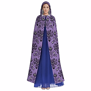 Befodam Haunted the Mansion Unisex Adult Full Length Hooded Robe Cloak Long Cape Hoodie for Halloween Christmas Fancy Cool Cosplay Costumes