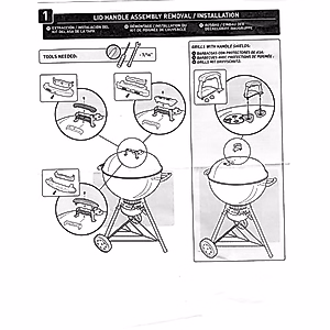 Weber #80671 Charcoal Grill Lid Handle