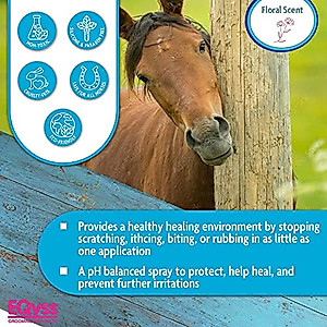 EQyss - EQyss Micro-Tek Equine Horse Spray- Soothes Sensitive Skin. Helps Scratching, Itching, and Rubbing. 32 oz