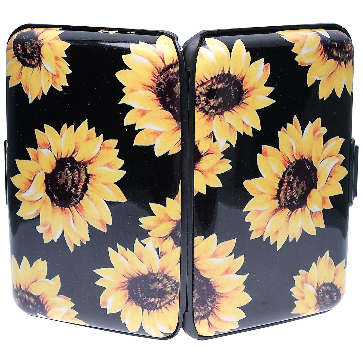 TieNew Credit Card Holder Small Credit Card Wallet Slim RFID Metal Card Holder Wallet Business Card Case ID Case for Women Men