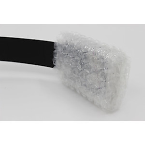 XINMELISHANG 115x3.5cm Unisex Women Men Adjustable Rubber Silicone Belt with Plastic Buckle (Black)