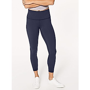 Lululemon Wunder Under Hi Rise 7/8 Tight Yoga Pants (Midnight Blue, 4)