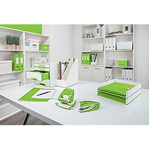 Leitz 61080054 Large Storage Cube, Click and Store, WOW Range, Green