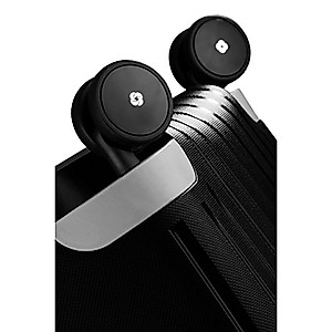 Samsonite S'Cure Hardside Luggage with Spinner Wheels, Black, Checked-Large 30-Inch