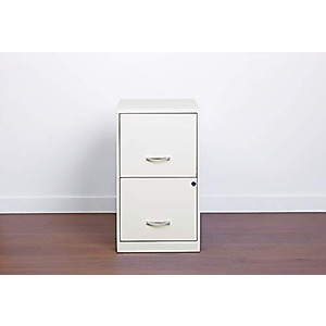 Office Dimensions 18" Deep 2 Drawer Metal File Cabinet
