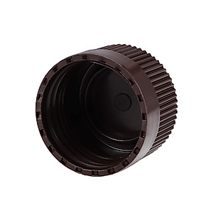 uxcell Plastic Lab Chemical Reagent Bottle 500ml/16.9oz Small Mouth Sample Sealing Liquid Storage Container Brown 2pcs