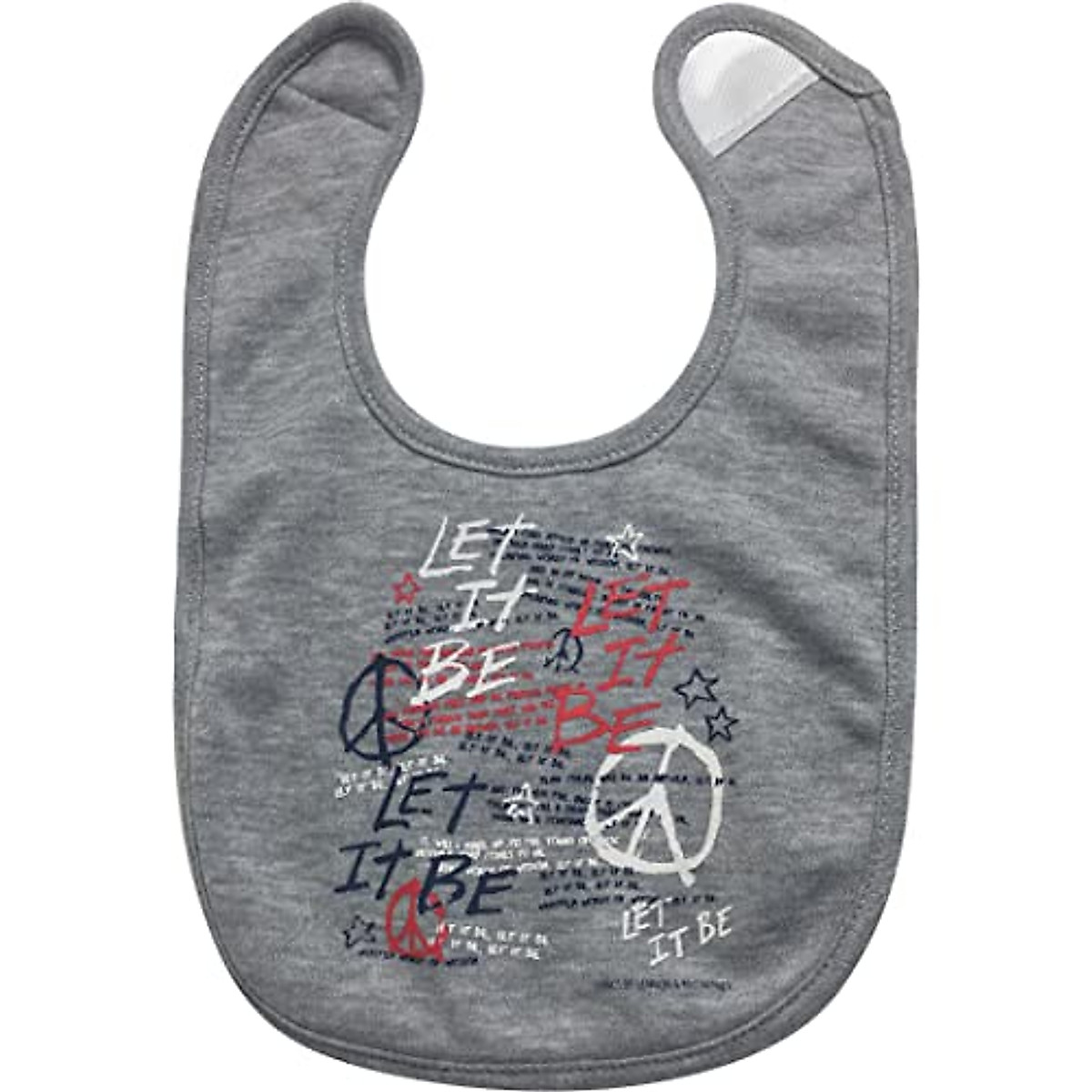 Lyrics by Lennon and McCartney Baby Boys 5 Pack Side Snap Bibs