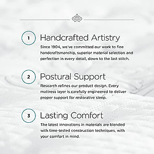 Kingsdown Firm Innerspring Mattress King, Cooling Gel Foam Layer Multi-Layered Comfort Cool Sleep Quilted Top Luxury Mattresses 12-Inch, Prime Owington