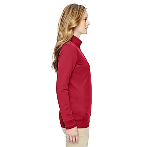adidas Womens Climalite 3-Stripes Pullover (A191) -Power RED/ -S