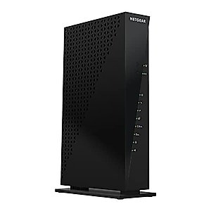 NETGEAR Cable Modem WiFi Router Combo C6300 | Compatible with Providers Xfinity by Comcast, Spectrum, Cox | Plans Up to 400Mbps | AC1750 WiFi Speed | DOCSIS 3.0.