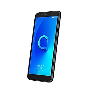 Alcatel 1 5033J Unlocked Smartphone Dual Sim 5" 18:9 Display, Android Oreo (Go Edition), 8MP Rear Camera, 4G LTE - Works Worldwide & in The U.S GSM Carriers -Black (Renewed)