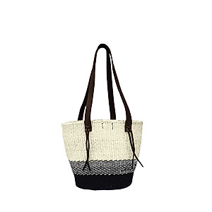 Airi Women's Miru Handwoven Natural Sisal Shoulder Bag Handmade In Kenya