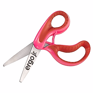 Westcott Kids 5" Ergo Jr. Pointed Scissors, Assorted Colors (16671)