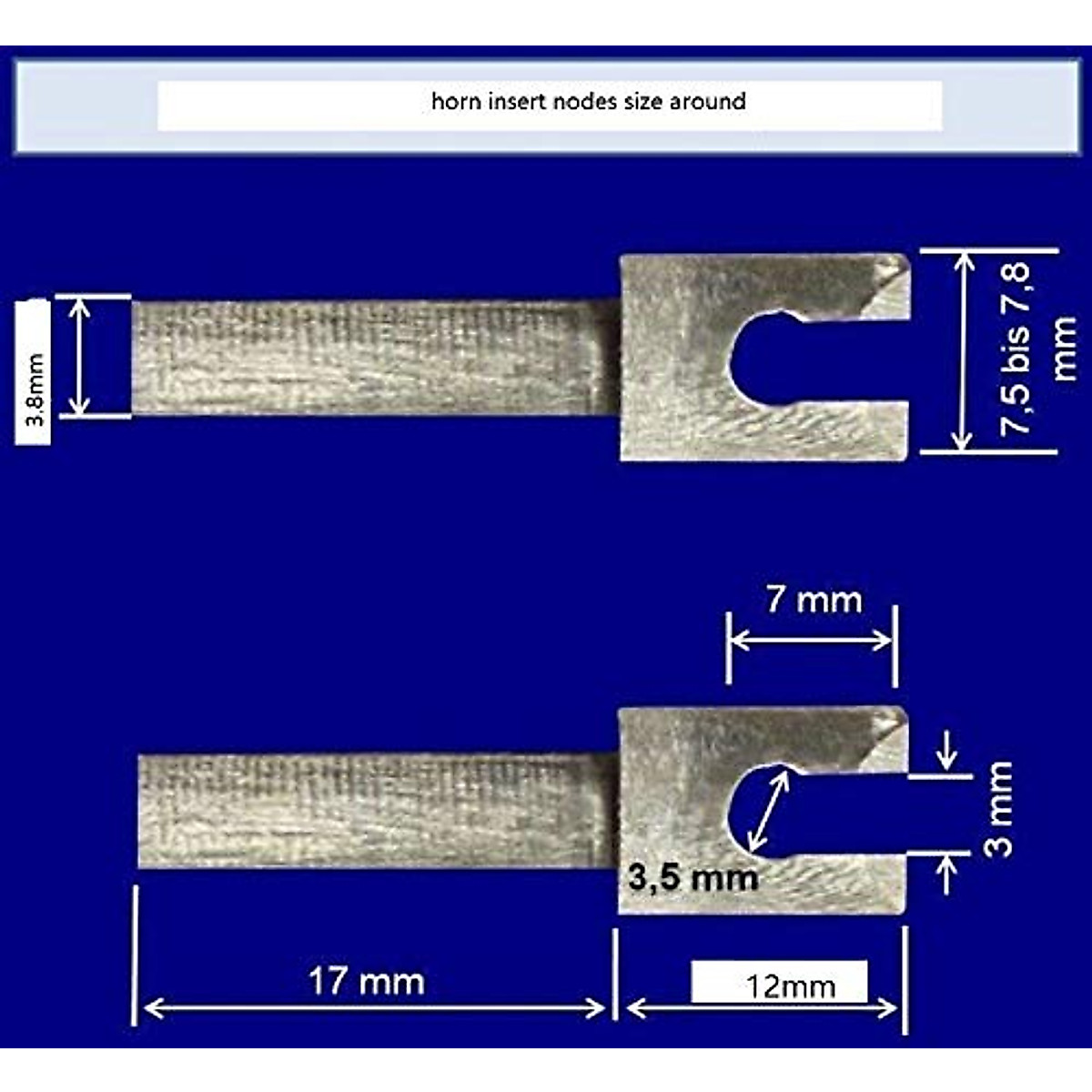 Tiger Shaft Horn Insert nocks for Bamboo or Wood Arrows Making/Varied Wholesale Amounts (100pcs)