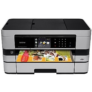 Brother Printer MFCJ4710DW Wireless Color Inkjet All-in-One Printer with Scanner, Copier and Fax, Amazon Dash Replenishment Ready