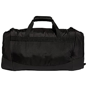 adidas Unisex adult Defender 4 Medium Duffel Bag, Black/White, One Size