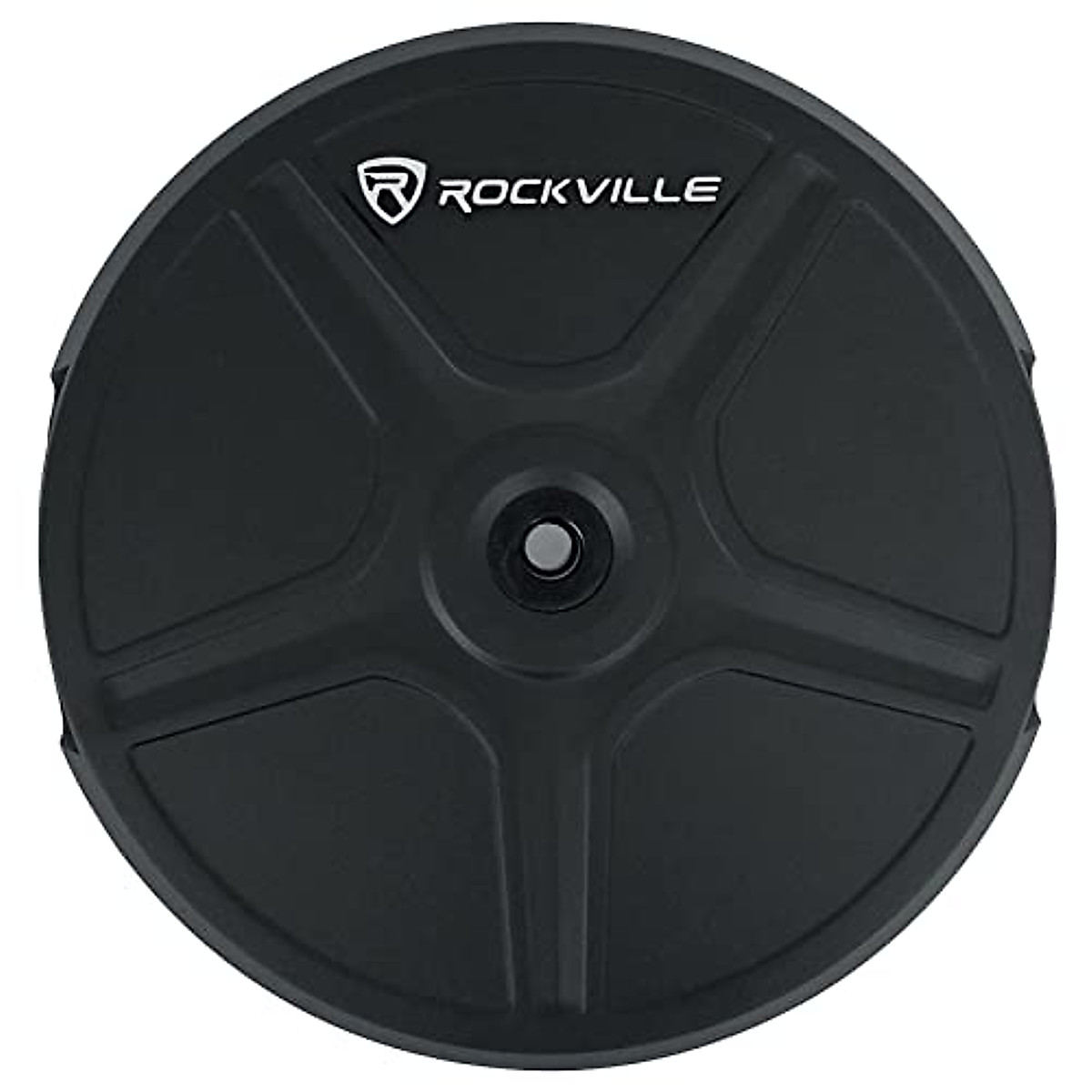 Rockville RockGhost V2 Powered 11" 800w Car Subwoofer Fits Inside Spare Tire,Black