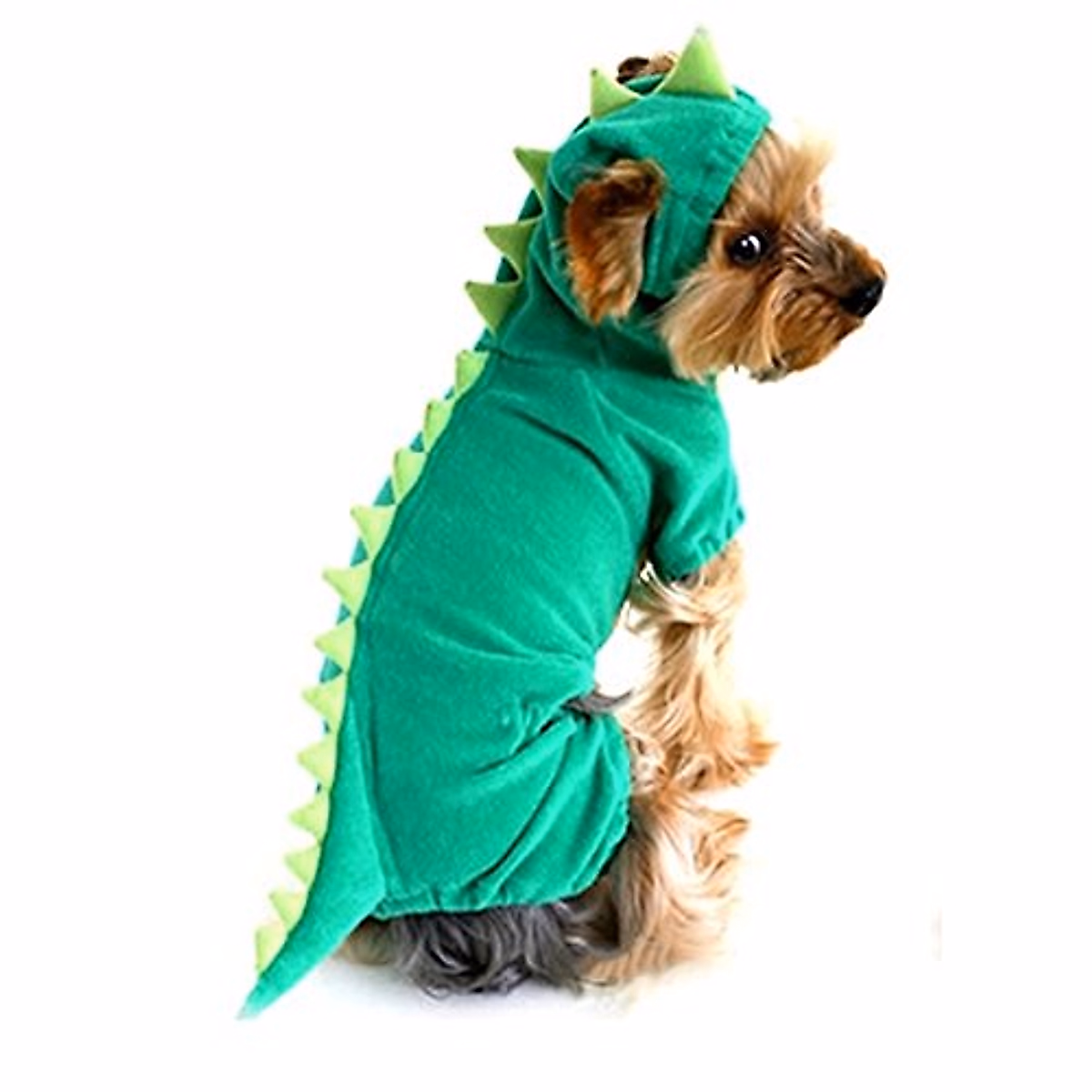 NACOCO Dog Dinosaur Design Costume Green Pet Clothes for Medium & Large Dog (Green, XS)
