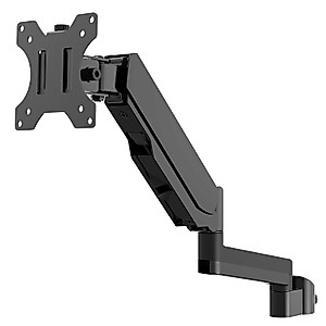 WALI Premium Single Fully Adjustable Gas Spring Arm for WALI Monitor Mounting System (GSAM001), Black