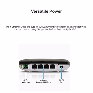 UFiber UF-WiFi-US WiFi 4-Port GPON Router WiFi Gigabit 300Mbps 802.11n (10-Pack)