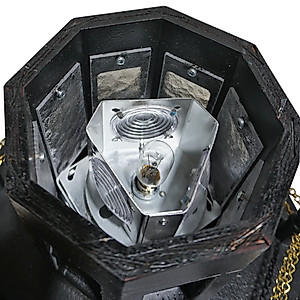 DutchCrafters Rotating Light Kit, Revolving Lighthouse Beacon Light, 36RPM, 120v Wired Lighting, Fits 3' - 12' Decorative Amish Lighthouse