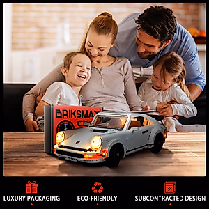 BRIKSMAX Led Lighting Kit for Porsche 911 - Compatible with Lego 10295 Building Blocks Model- Not Include The Lego Set
