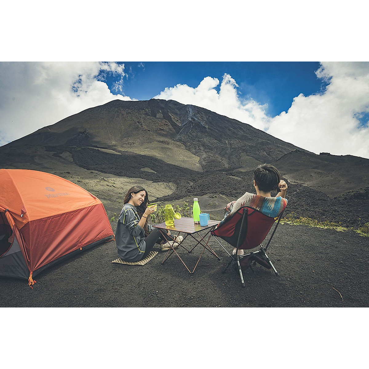 Folding Camping Table That Fold Up Lightweight, Small Camp Table, Foldable Beach Table for Sand Foldable Table Camping, Side Table, Portable Mini Camping Table Folding, Backpacking Table Ultralight