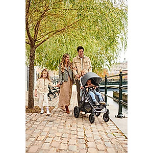Vista V2 Stroller - Greyson (Charcoal Melange/Carbon/Saddle Leather)