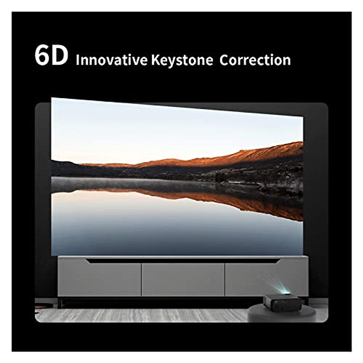 Full HD Projector 1080P WiFi LED Video Proyector TD97 Home Theater Android TVBOX 4K Projector Movie Cinema Phone Beamer ( Color : Multiscreen TVBox 4G )