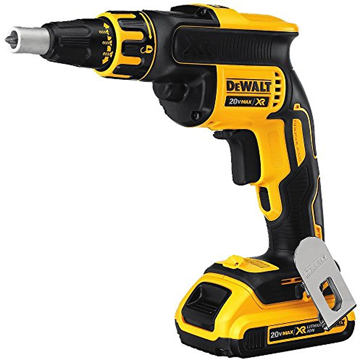 DEWALT 20V MAX* XR Drywall Screw Gun & Impact Driver Kit, 4.0-Amp Hour (DCK267M2)