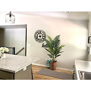 Aveyas 5ft Artificial Palm Tree for Home Decor, 5 Feet Faux Plant Fake Silk Tropical Kentia Areca Trees with Pot for Indoor Outdoor House Living Room Office Garden (5 ft Tall)