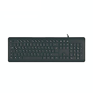 BoxWave Keyboard Compatible with Acer ConceptD 7 Ezel (CC715-72G) (Keyboard AquaProof USB Keyboard, Washable Waterproof Water Resistant USB Keyboard - Jet Black