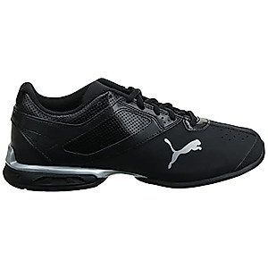 PUMA Men's Tazon 6 FM Puma Black/ Puma Silver Running Shoe - 14 D(M) US