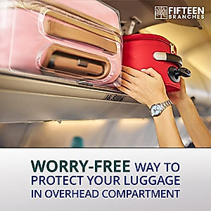 Luggage Covers for Suitcase TSA Approved | Handle Openings on L&R | Premium Clear Suitcase Covers for Luggage TSA Approved | Luggage Protector Suitcase Cover | Size 28in |Clear Luggage Cover Protector