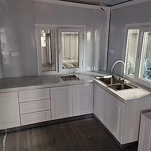 Tiny Expandable Prefab House to Live in 1 Bathroom, 3 Rooms & 1 Kitchen- Foldable House, Container Home, Portable House, Tiny House for Small Family, Modular Guest House – 19 x 20 FT (3 Bedrooms)