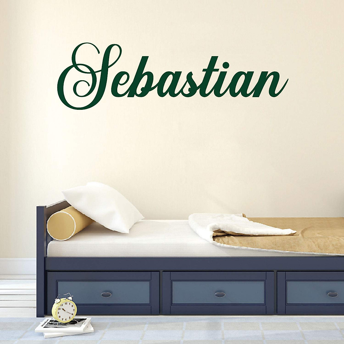 Multiple Font Custom Name Nursery Wall Decal Vinyl Sticker | Home Décor | Custom Kids Room Decal | Bedside Decals | Children’s Room| Car | Laptop