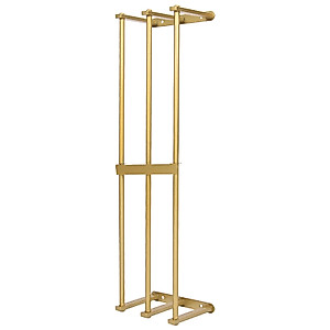Towel Racks for Bathroom, Bathroom Towel Storage Rack Wall Mounted Wall Towel Rack Bath Towel Holder Wall for Rolled Towels (Gold)