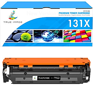 TRUE IMAGE Compatible Toner Cartridge Replacement for HP CF210X 131A 131X CF210A Pro 200 Color M251nw MFP M276nw M251n M276n M276 M251 Printer Ink Black -1Pack
