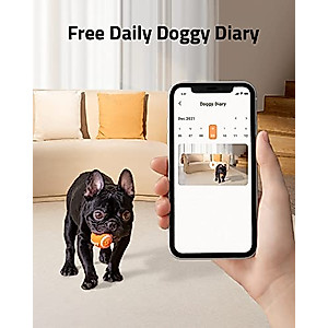 eufy Pet Camera for Dogs and Cats, On-Device AI Tracking and Pet Monitoring, 360° View, 1080p Dog Camera with Treat Dispenser, Doggy Diary, Local Storage, 2-Way Audio, Phone App, No Monthly Fee