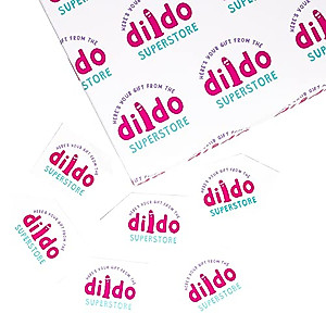 CENTRAL 23 Funny Wrapping Paper - 6 Sheets of Birthday Gift Wrap - Wrapping Paper Sheets for Women - For Bridal Shower - Bachelorette Party - Pink White - Comes With Fun Stickers