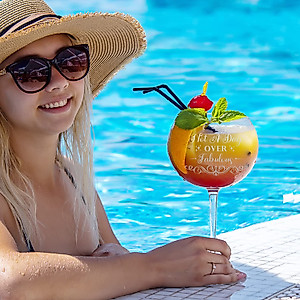 Birthday Gifts for Women, Not A Day Over Fabulous Wine Glass - Mothers Day Gifts for Mom Her Sister Best Friends Female Coworker Wife Aunt Teacher Girlfriend, Wine Gifts for Women