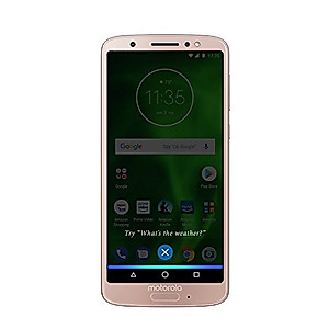 Moto G6 with Alexa Hands-Free – 32 GB – Unlocked (AT&T/Sprint/T-Mobile/Verizon) – Oyster Blush - Prime Exclusive Phone