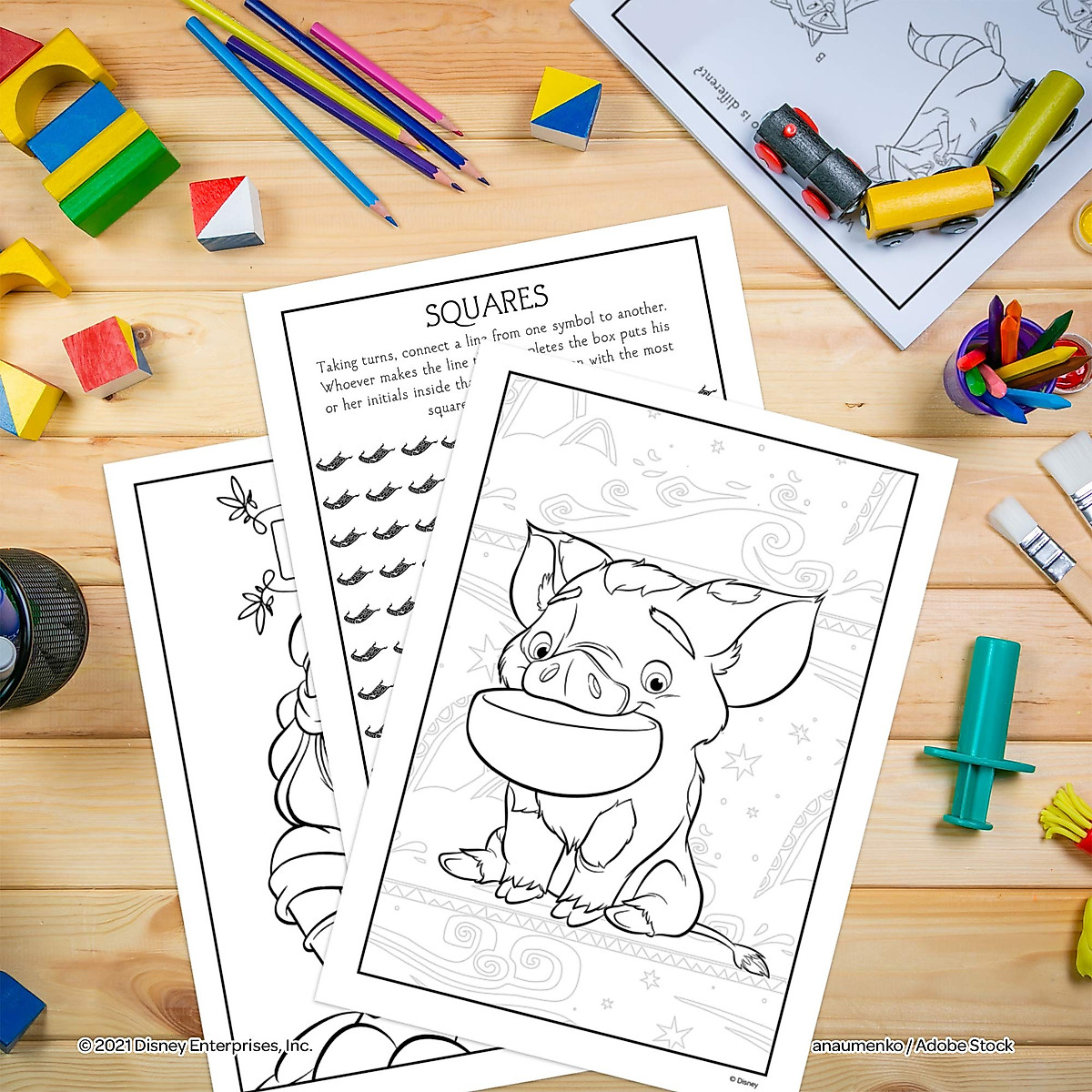 Disney Princess Paintbox Coloring and Activity Book with 16 Paints, Bendon 42350, 7.75 x 10.75