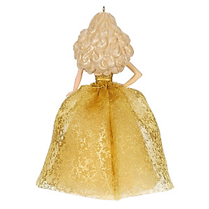 Hallmark Keepsake Plastic, Christmas Ornament 2020, Holiday Barbie Doll